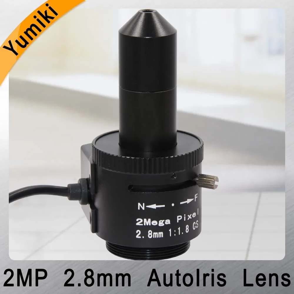Yumiki-Auto-Iris-Pinhole-Lens-Lente-CCTV-para-C-meras-de-Vis-o-de-M ...
