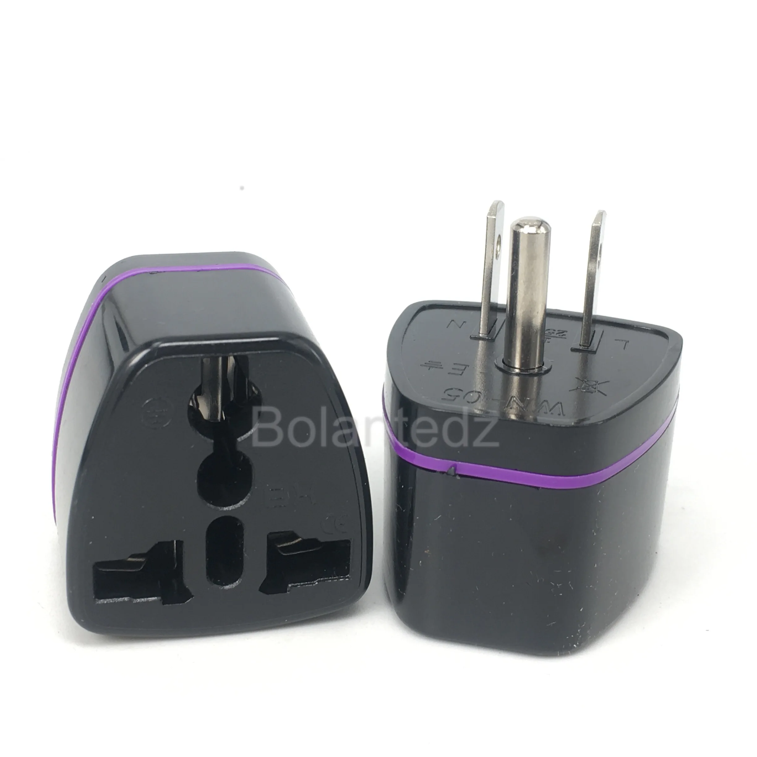 American Canada USA EU US UK To USA American Adapter Socket Travel ...