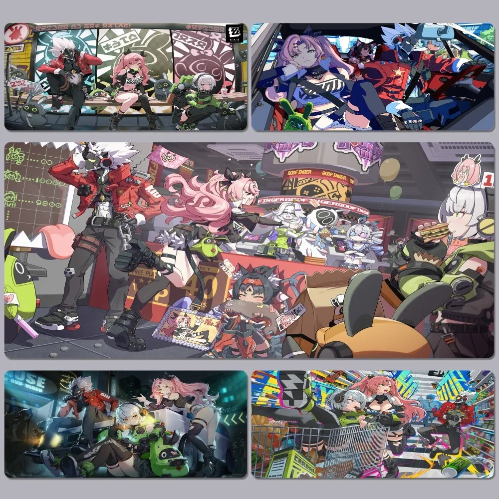 Hot-zzz-Zenless-Zone-Zero-Floor-Mat-80x30cm-XL-Lockedge-Computer-Desk ...