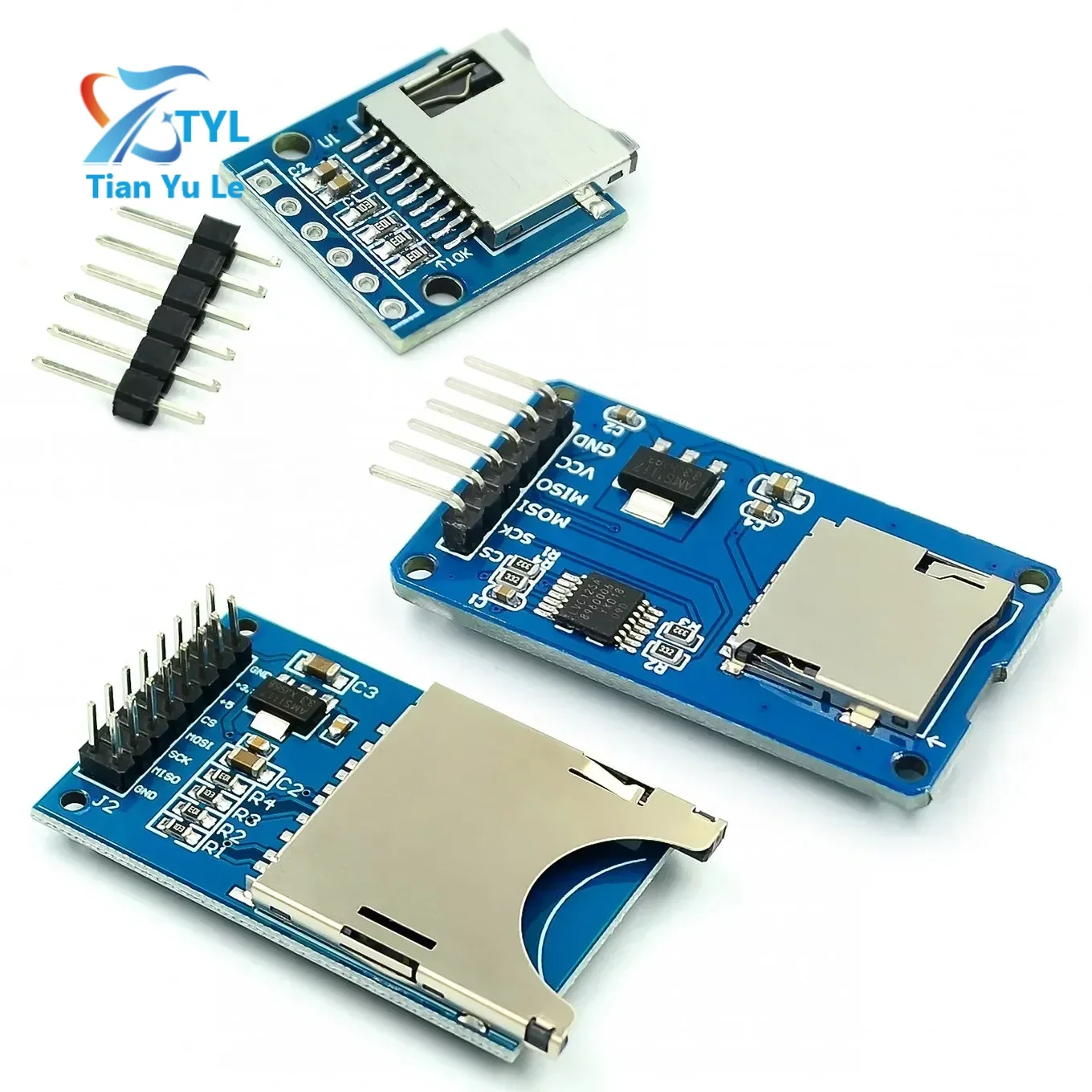 Micro Sd Storage Expansion Board Micro Sd Tf Card Memory Shield Module Spi For Arduino