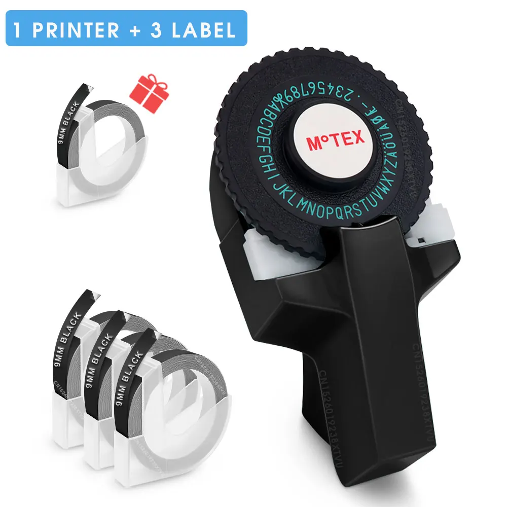 Motex E101 Label Printer similar to Dymo 12965 3D Embossing Label Maker ...