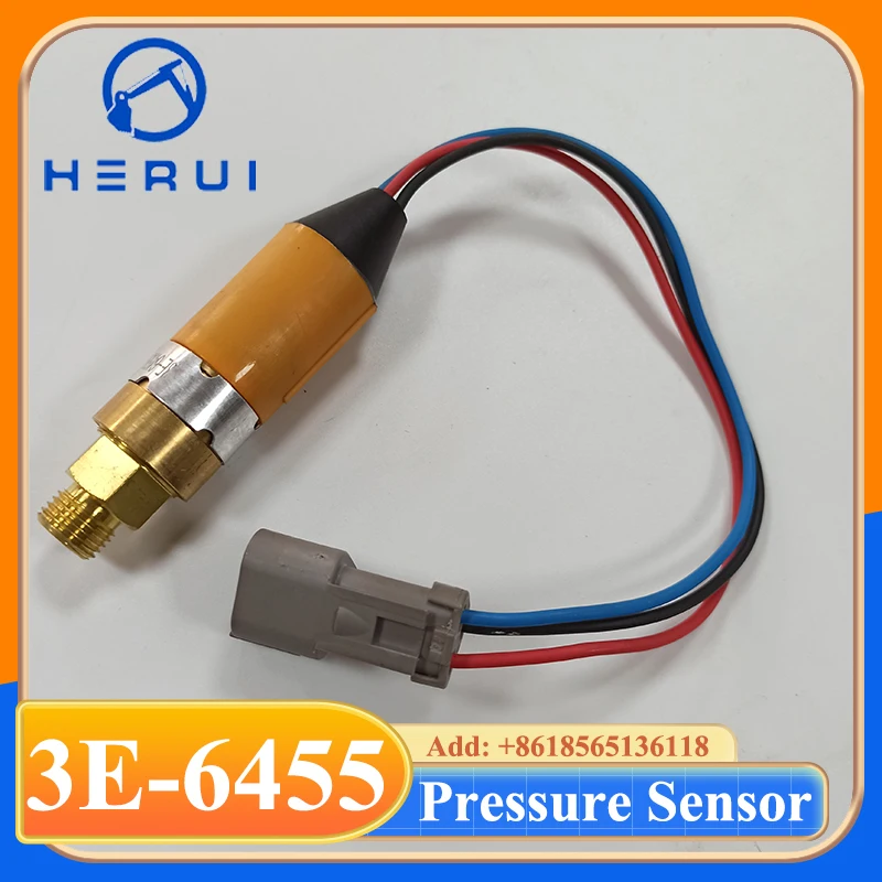 3E-6455-3E6455-Oil-Pressure-Sensor-Switch-for-Excavator-E330B-30B ...
