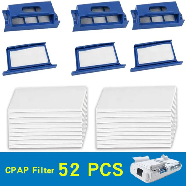 52PCS CPAP Filters for Philips Respironics Dreamstation Filters ...