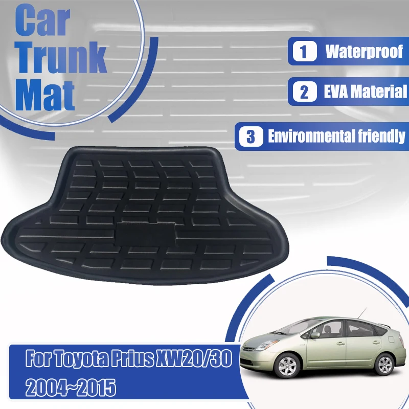 For-Toyota-Prius-XW20-XW30-20-30-2004-2015-Car-Rear-Trunk-Mats ...