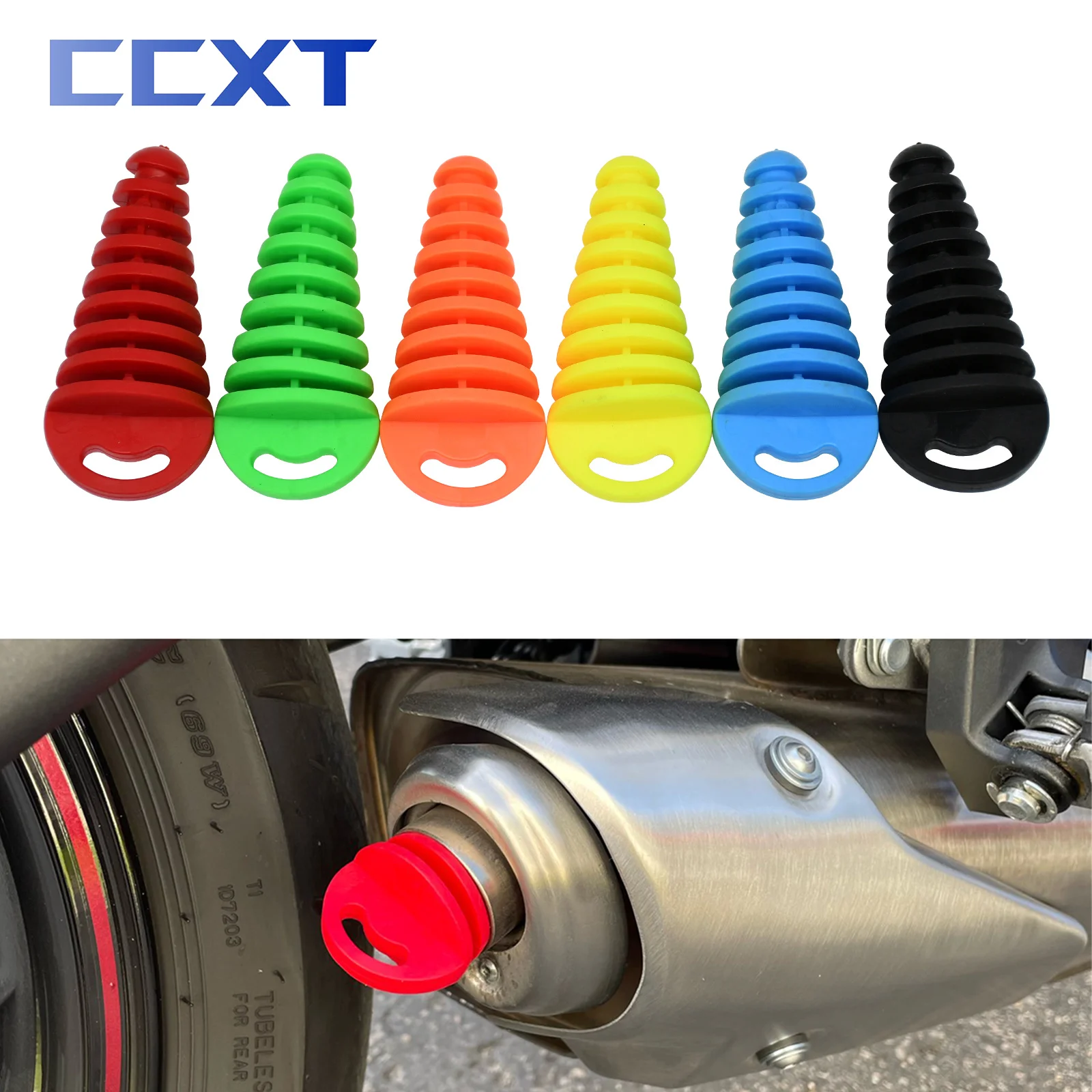 Motorcycle-Exhaust-Pipe-Plug-Tailpipe-PVC-Air-Bleeder-Plug-Wash-Plug ...