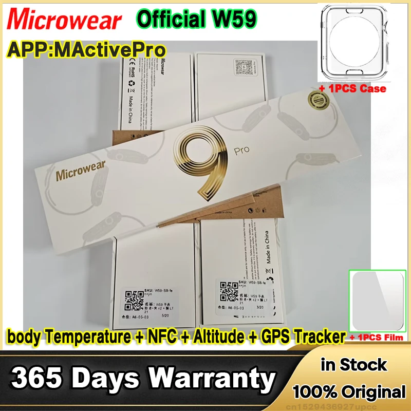 Smartwatch-Microwear-Series-9-Temperatura-Corporal-NFC-Altitude-Rastreador-GPS-BT-Call-Jogo-IWO ...