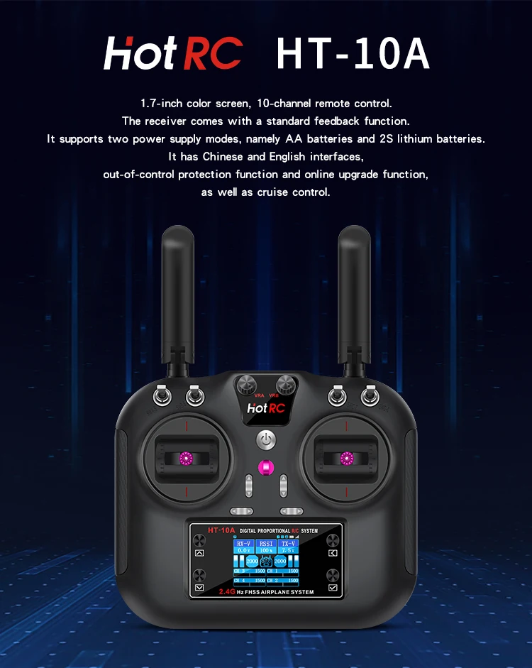 HT-10A Transmitter+F-10A Receiver (PWM）