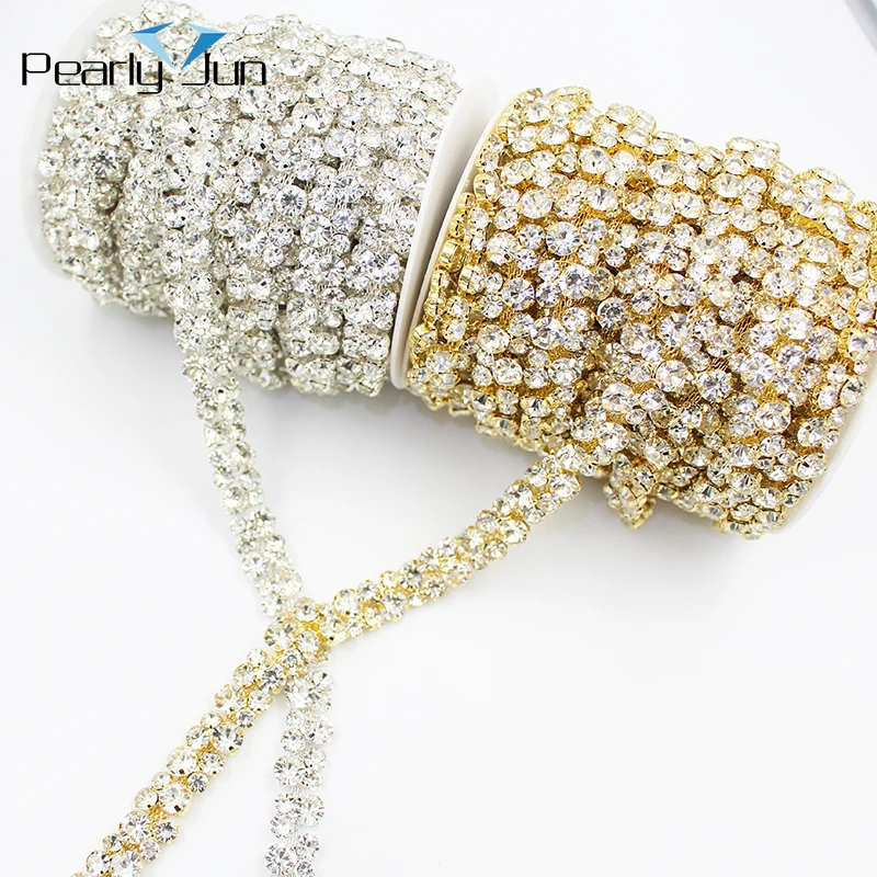 1-5-Yards-Bling-Shiny-Full-Diamond-Crystal-Metal-Chain-DIY-Decoration ...