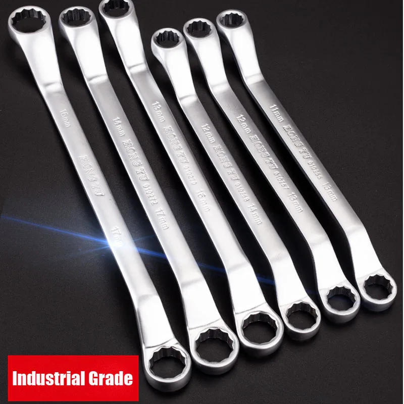 Offset Ring Spanner Double Head Combination Wrenches CR-V Alloy ...