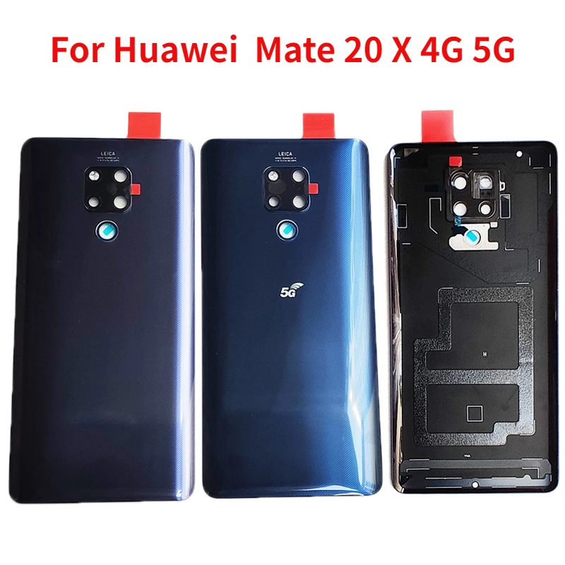 New-Original-Back-Glass-For-Huawei-Mate-20X-4G-5G-EVR-L29-N29-Back ...
