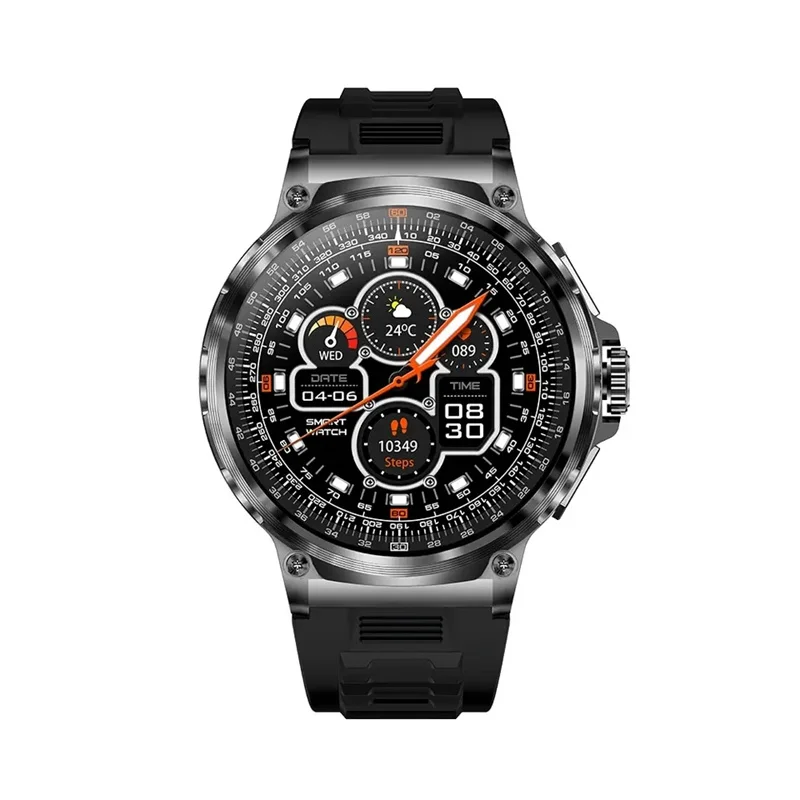 Smart Watch V69 Men Bluetooth Call 1.85 Inch Large Screen Heart Rate ...