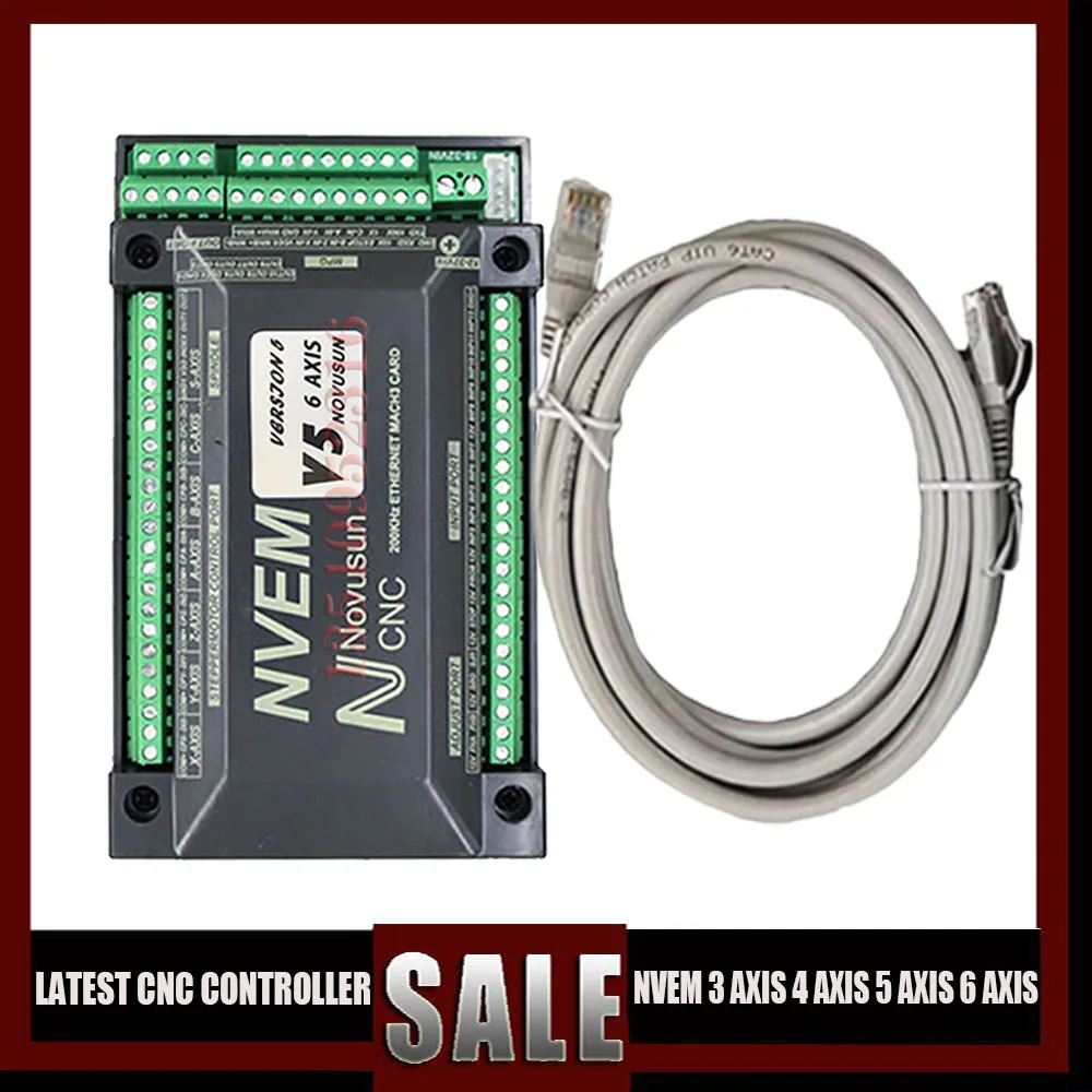 Mach3 Nvem V2.1 CNC 모션 컨트롤러, 스테퍼, 서보 모터용 이더넷 슬레이브 기능, 3 축, 4 축, 5 축, 6 ...