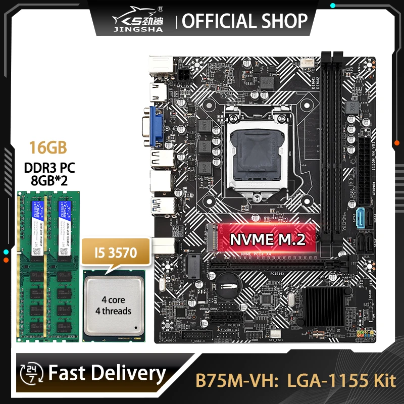 Kit-de-juegos-de-placa-base-de-escritorio-B75-LGA-1155-con-i5-3570 ...