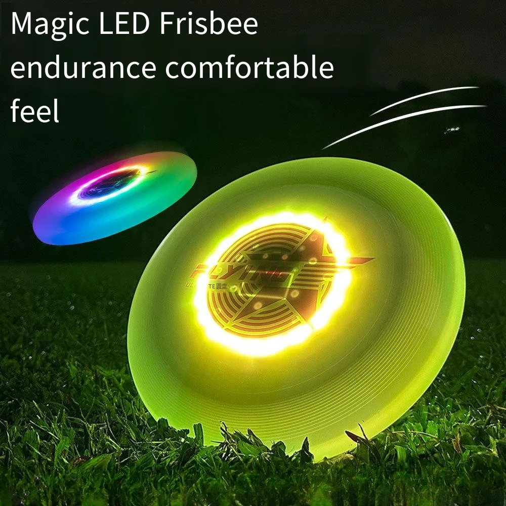LED-Illuminated-Frisbee-PE-Material-Suitable-Beach-Lawn-Outdoor-Extreme ...