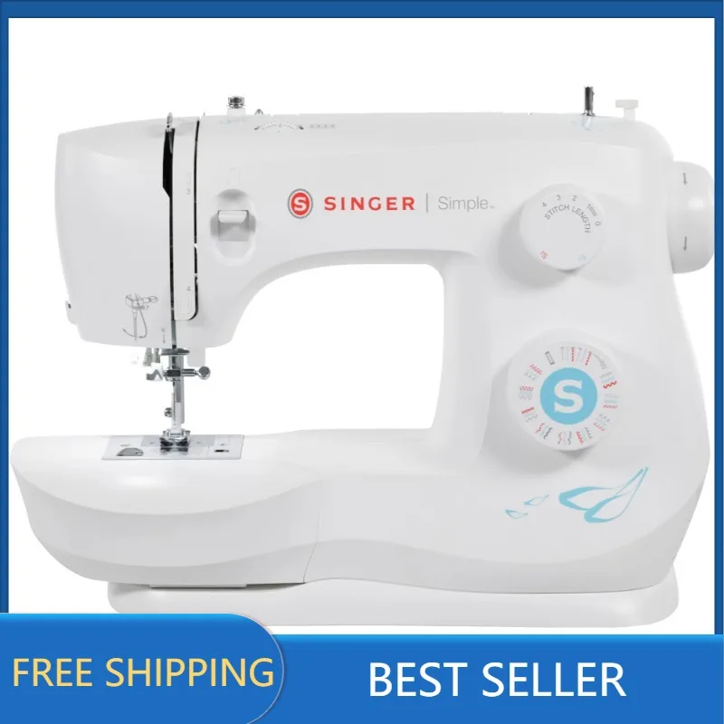 Arts-Crafts-Sewing-Singer-3337-Simple-Mechanical-Sewing-Machine-White ...