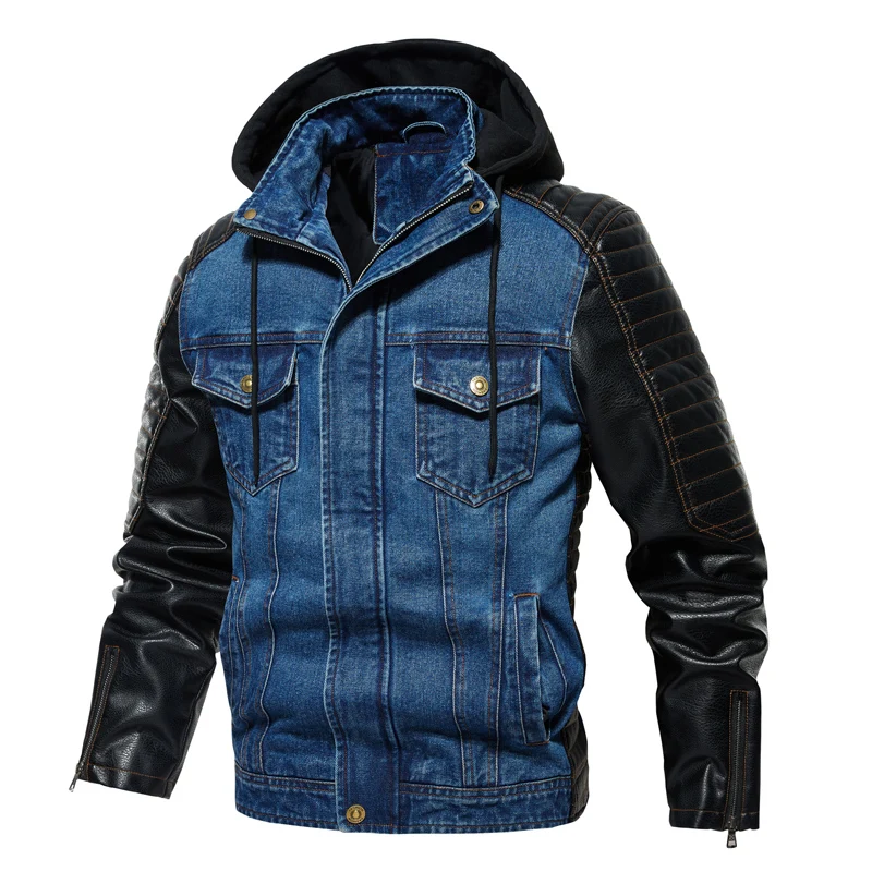 Men-s-cowboy-jacket-autumn-winter-casual-leather-patchwork-hooded-top ...