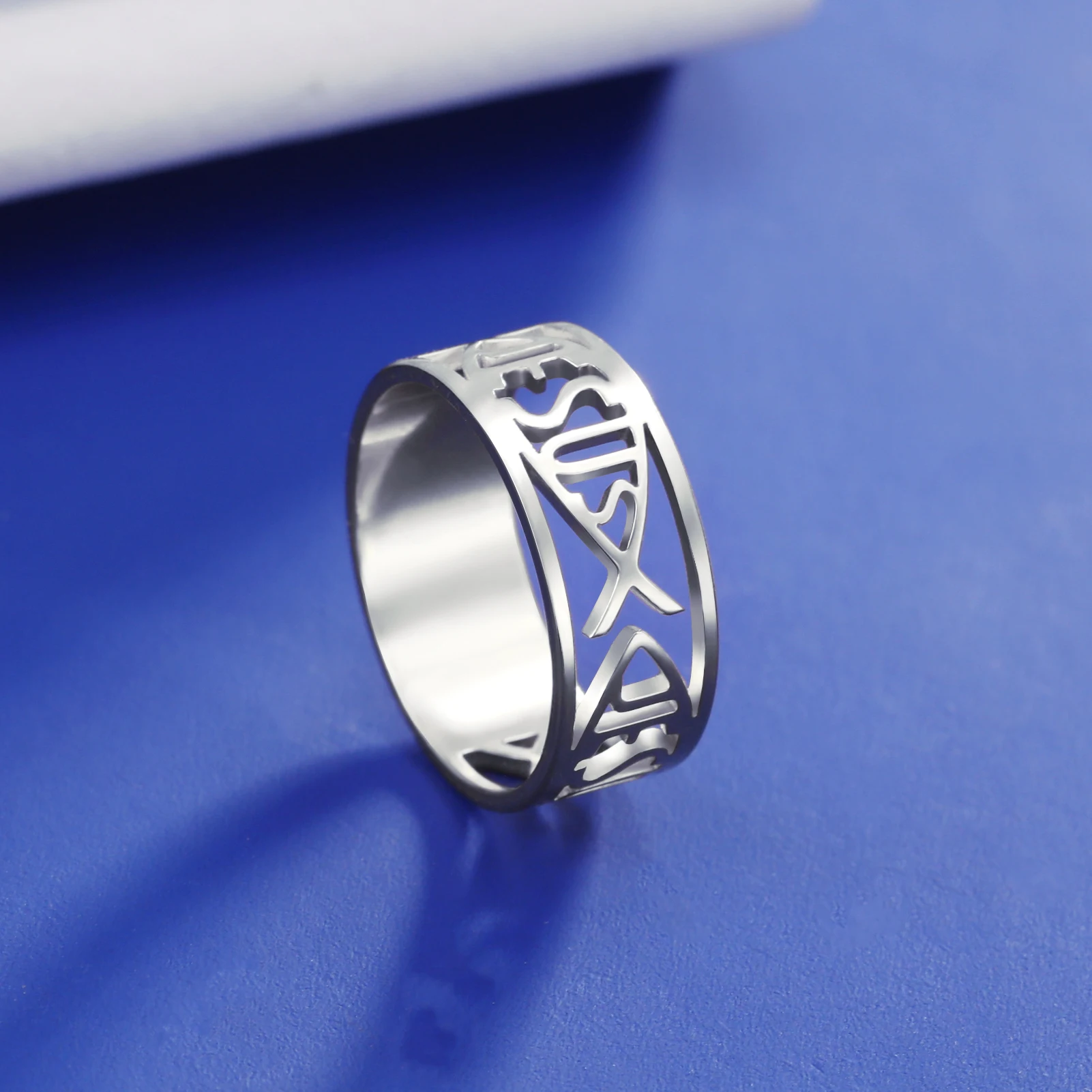 Skyrim-Jesus-Fish-Ring-Men-Women-Stainless-Steel-Finger-Rings-Religious ...