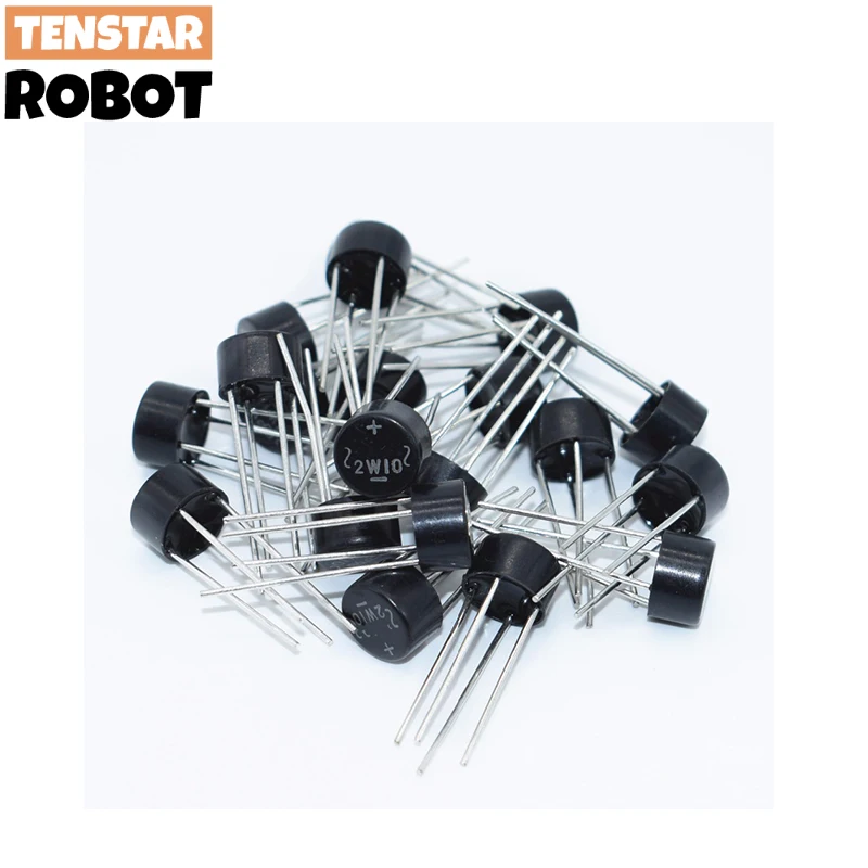 다이오드 브리지 정류기 교체, 2W10 2A 1000V, 2W06 2W08, 10 PCs/로트, 신제품|rectifier ...