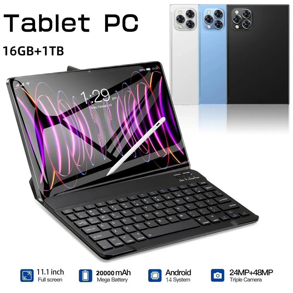 2025 Original Pad 15 Pro Tablet PC Android 14 16GB+1TB 20000mAh ...