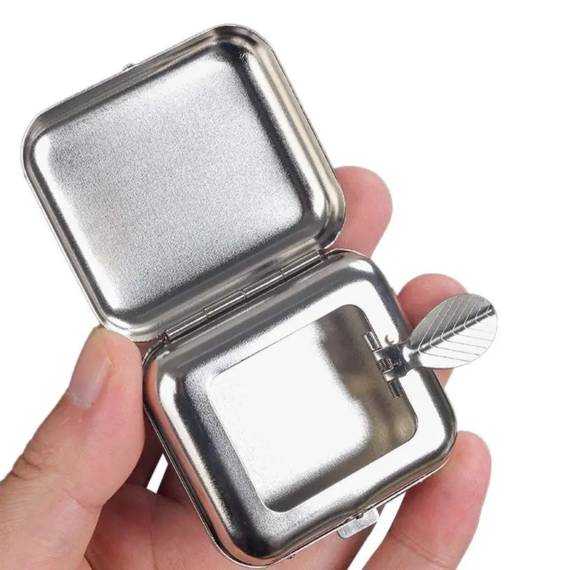 Stainless-Steel-Square-Pocket-Ashtray-Durable-Mini-Car-Ashtray-With ...