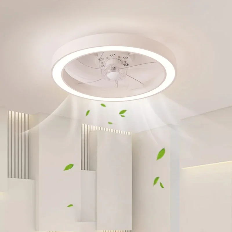 Ceiling-Fan-with-Light-Fan-Focus-Ultra-thin-Round-Lamps-for-Room-Decor ...