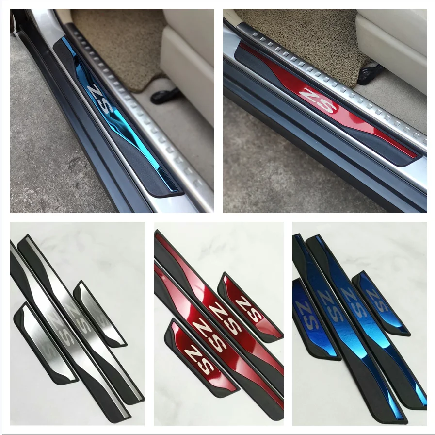 For-MG-ZS-2017-2018-2020-2022-Accessories-Door-Sill-Anti-Kick ...