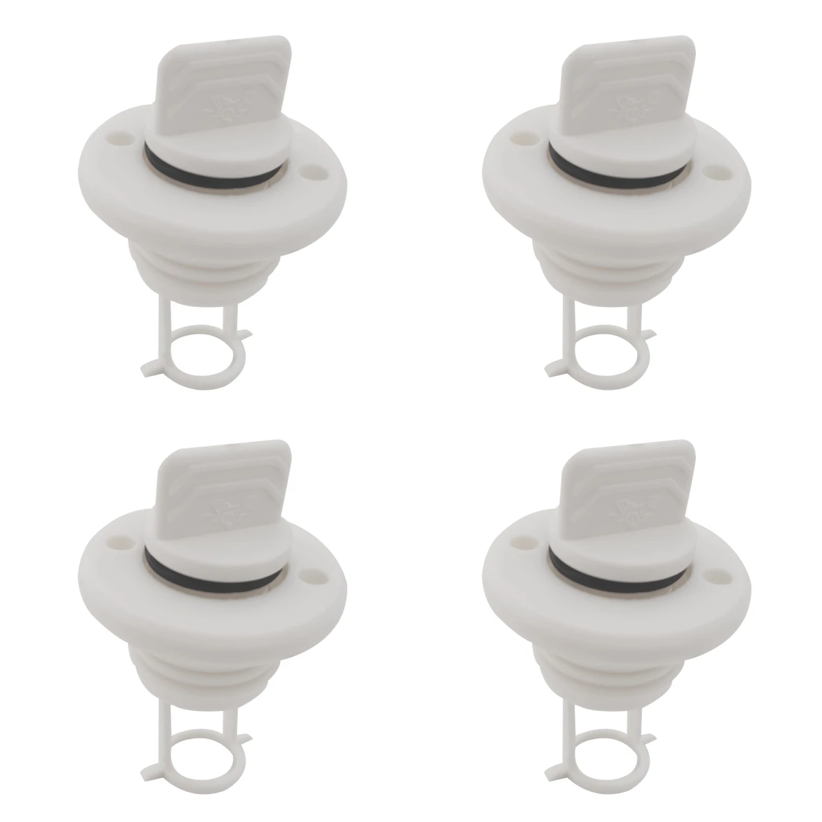 ISURE MARINE 4*Captive Garboard Drain Plug, for 1-Inch Transom Hole ...