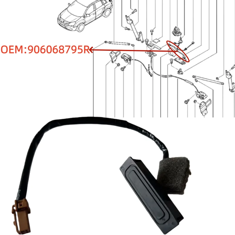 906068795R ルノー輸入コレオス用テールゲートスイッチ、テールゲートロックスイッチ、トランクスイッチボタン - AliExpress 34