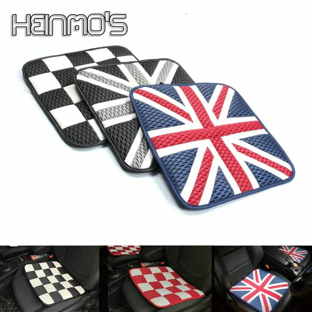Union-Jack-PU-Ice-Silk-Cushion-For-MINI-Cooper-S-JCW-R55-R56-R57-R60 ...