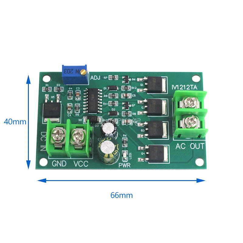 200W DC-AC Power Inverter Transformer DC 12V to AC 12V Square Wave ...