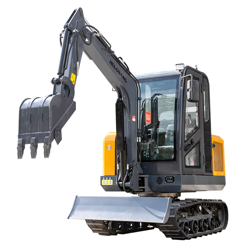 HW-26-Mini-Digger-2-Ton-Excavator-With-Cab-2-5Ton-Diesel-Hydraulic ...