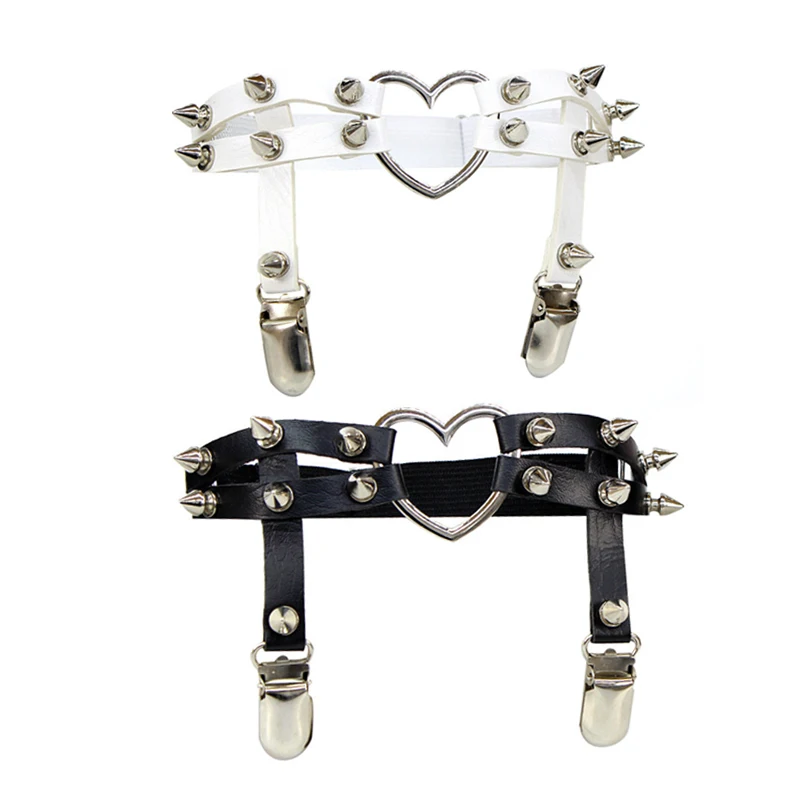 2022-Goth-Clothes-Sexy-Rock-Pub-Punk-Garter-Rivets-Leg-Ring-Thigh ...