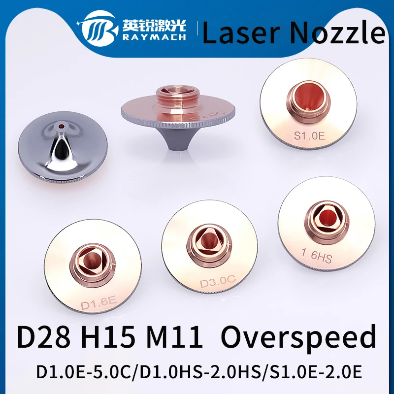 Hans D28 Precitec 2.0c Double Fiber Laser Copper Nozzle Wsx Super Speed ...