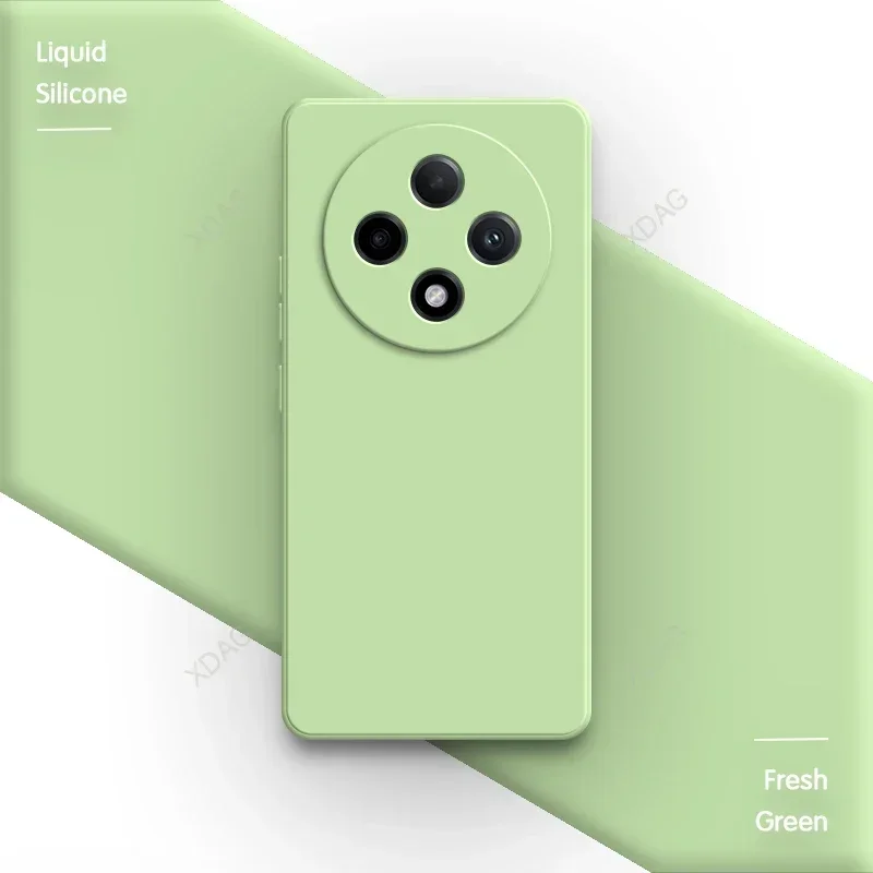 Premium Square Liquid Silicone Phone Case with Original Camera ...