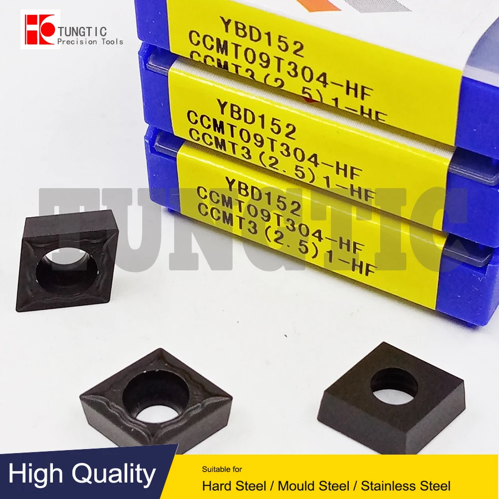 CCMT09T304-HF-YBD152-YBC251-YBC252-Cutter-CNC-Insert-Machining-Tools ...