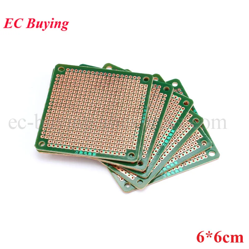 10pcs-6x6cm-DIY-Prototype-Paper-PCB-Universal-Circuit-Board-Solderless ...