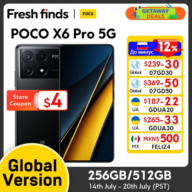 World-Premiere-Global-Version-POCO-X6-Pro-5G-256GB-512GB-Dimensity-8300 ...