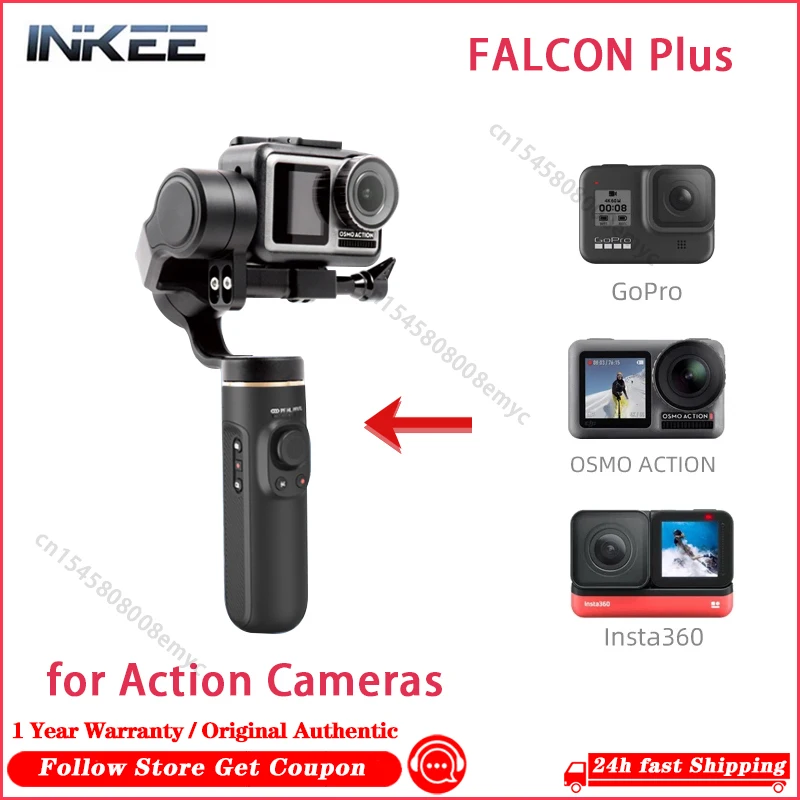 INKEE-FALCON-Plus-Handheld-3-Axis-Action-Camera-Gimbal-Stabilizer-Anti ...