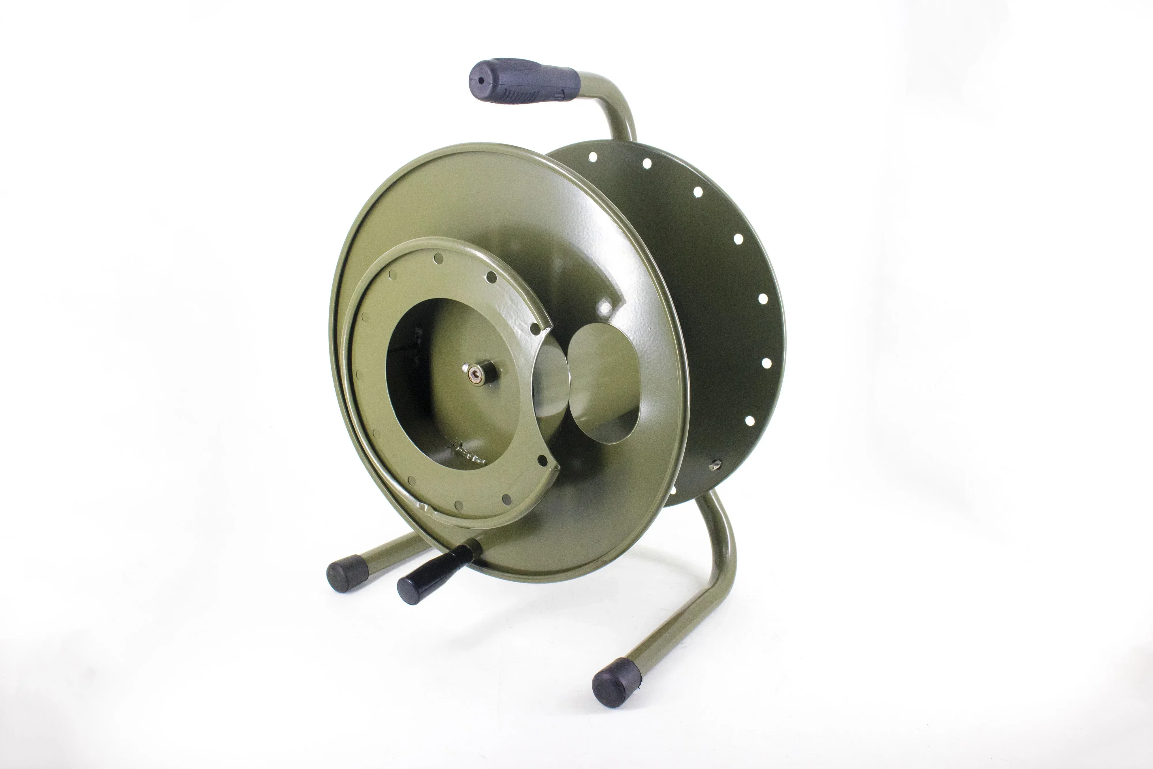 ST-03-Portable-300M-Metal-Cable-Drum-Reel-Cart-Outdoor-harsh ...