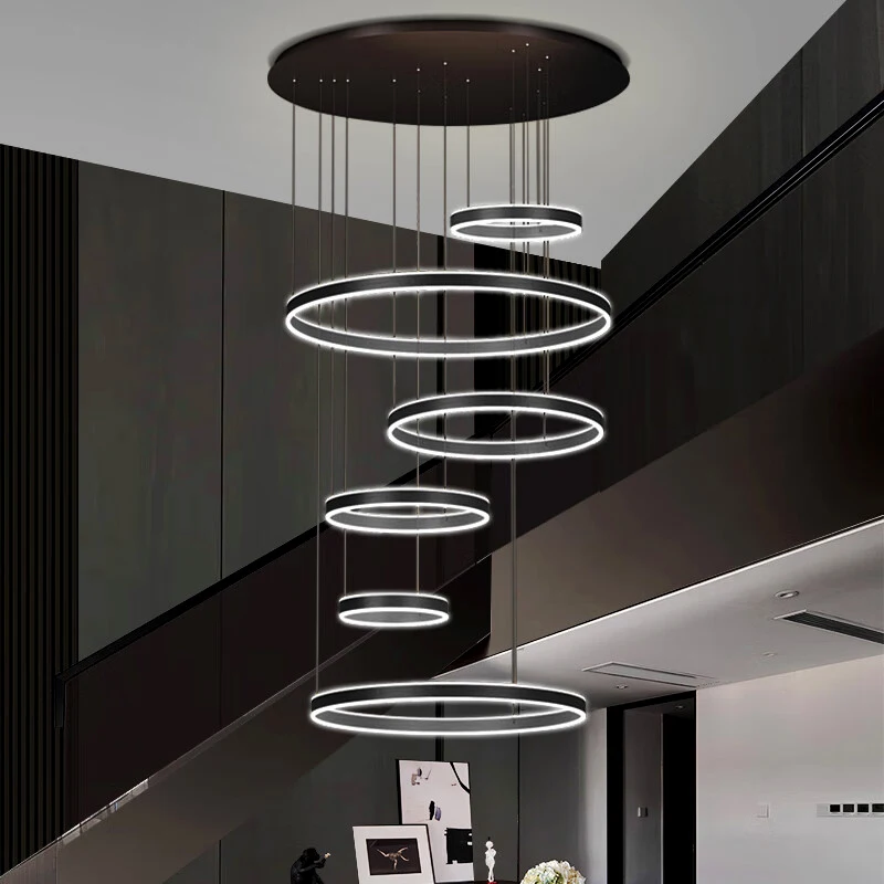 Modern-home-decor-ring-led-lights-Chandeliers-pendant-light-ring-lamps ...