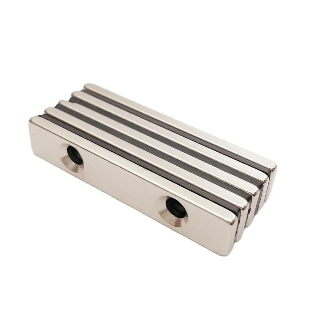 5PCS Rectangle Super Strong Magnet Block Magnetic DIY Parts Mounting ...