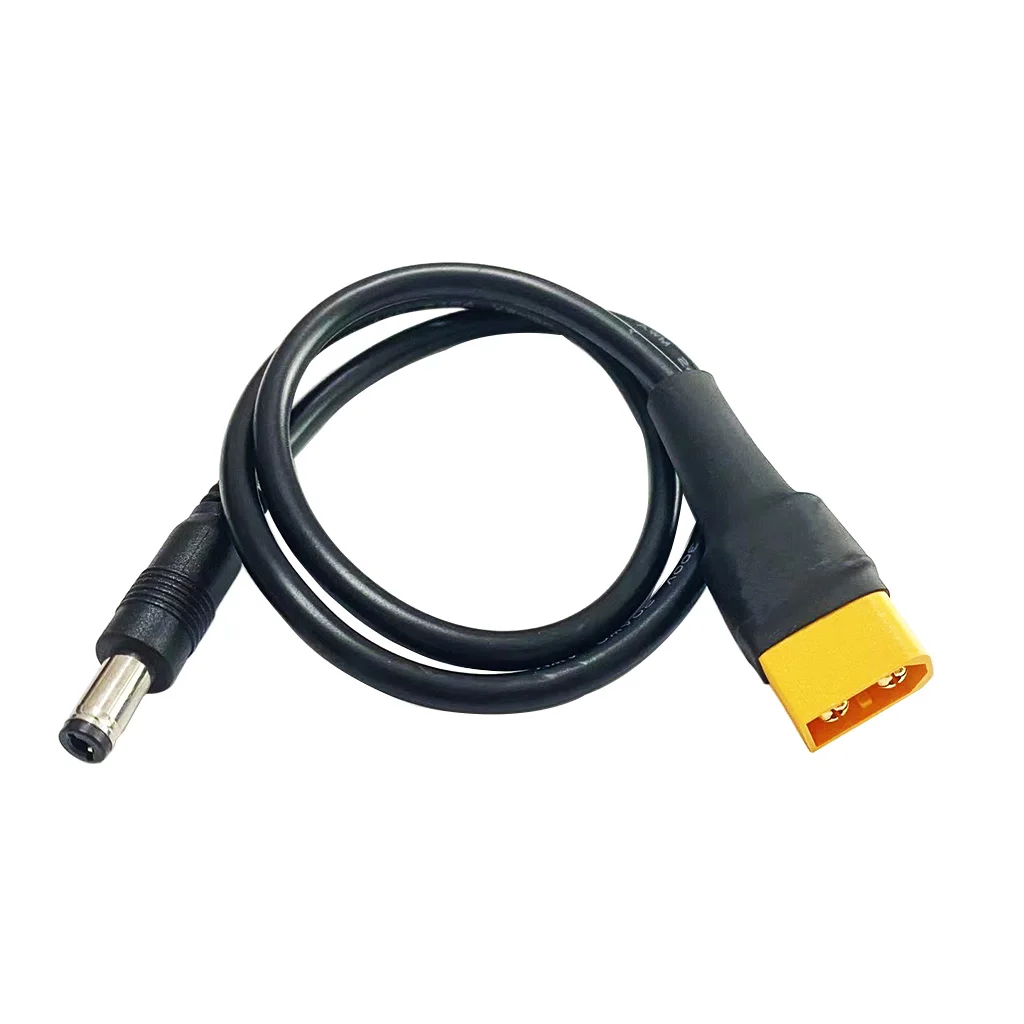 45cm XT60 Male Connector to Male DC5525 Power Cable Adaptor For RC FPV ...