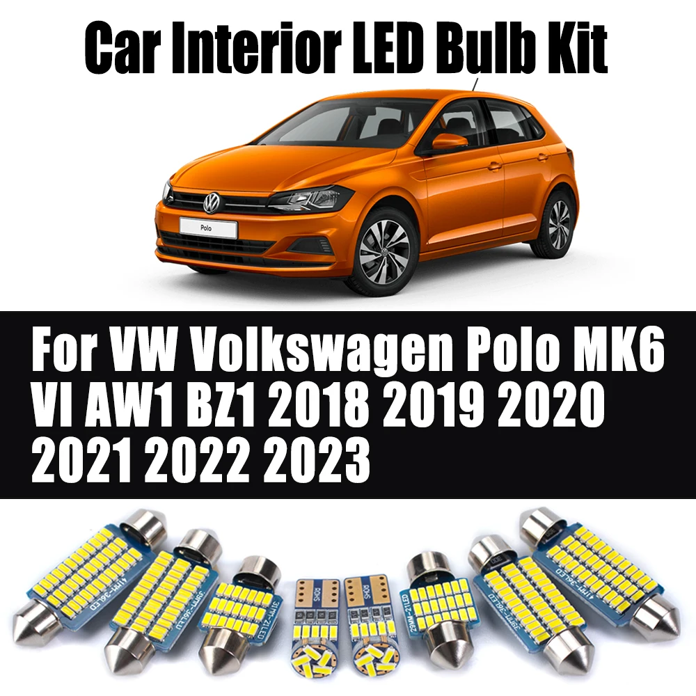 10Pcs For VW Volkswagen Polo MK6 VI AW1 BZ1 2018 2019 2020 2021 2022 ...