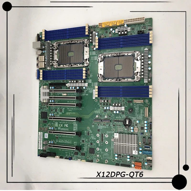 X12DPG QT6 Supermicro 서버 마더 보드 LGA 4189 Intel C621A 칩셋 DDR4 3 세대 제온 확장 ...