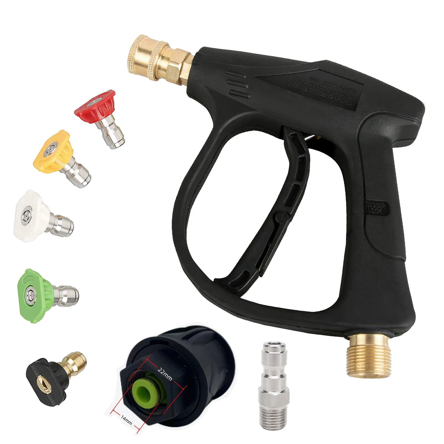 High-Pressure-Washer-Gun-Car-Washing-Gun-Kit-With-5-Pressure-Washer ...