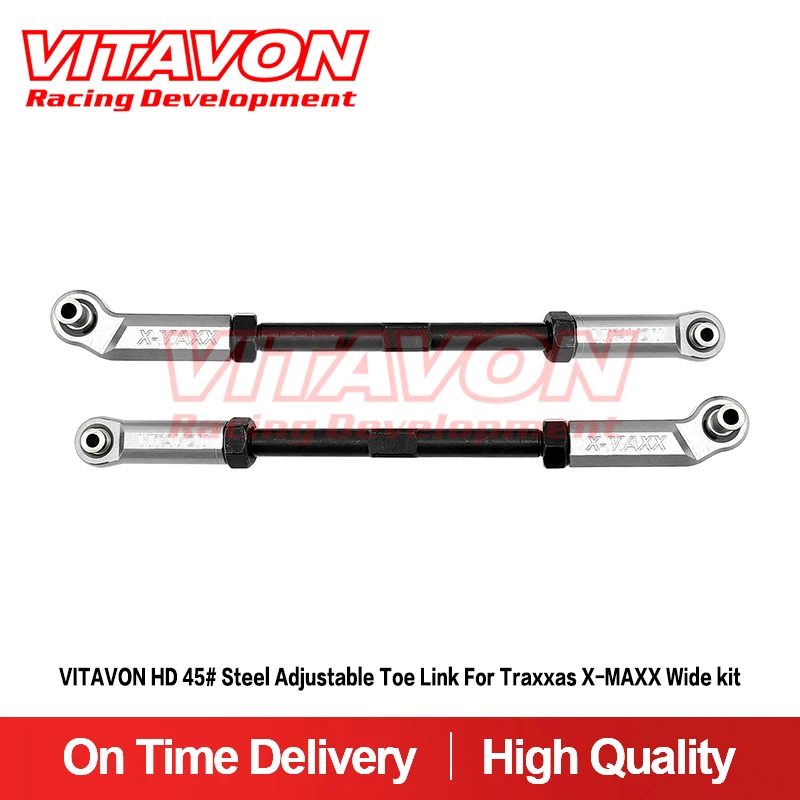 VITAVON-CNC-Alu7075-HD-45-Steel-Adjustable-Toe-Link-For-Traxxas-X-MAXX ...