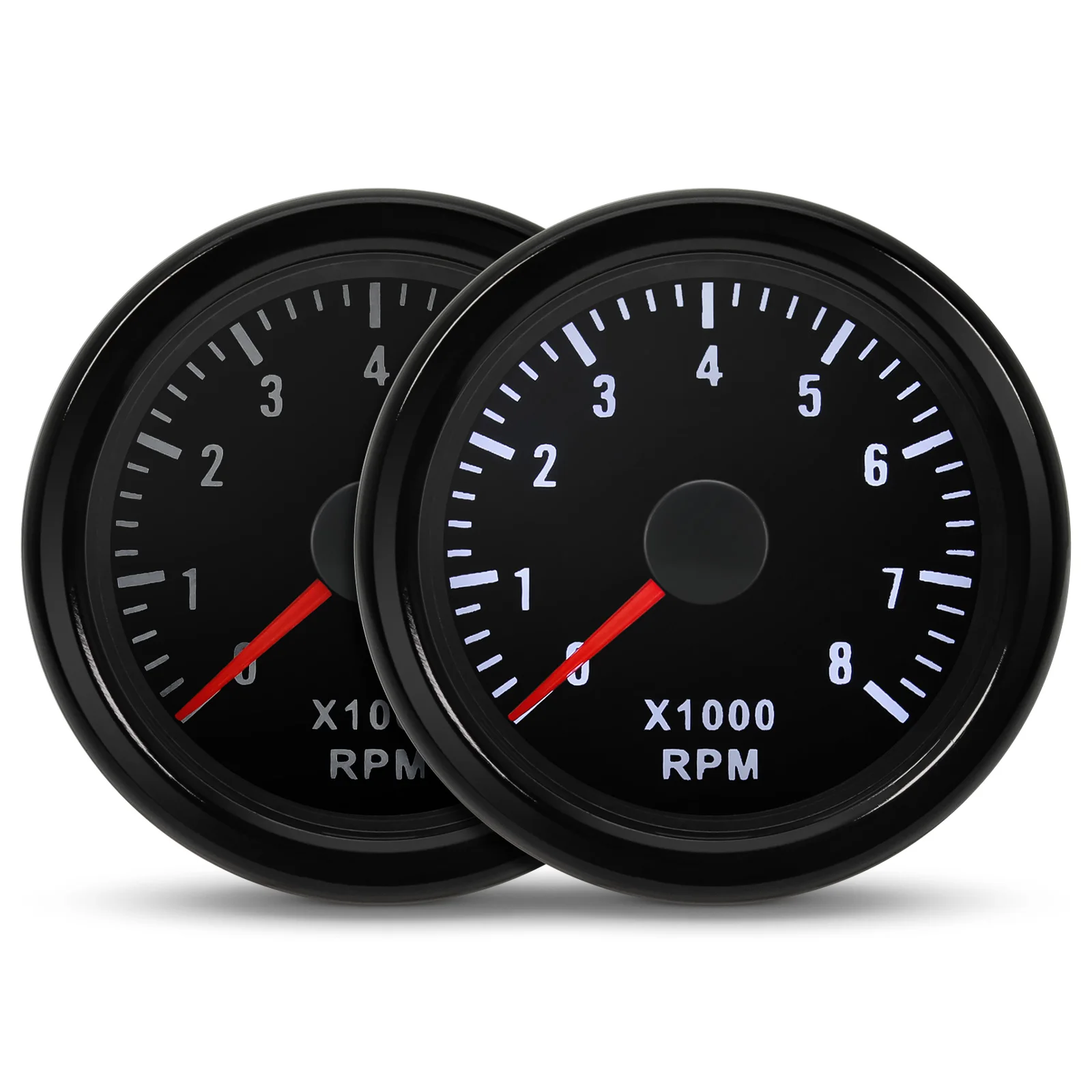 0-8000-RPM-52mm-Tachometer-Tacho-Meter-Gauge-For-1-8-Cylinders-Gasoline ...