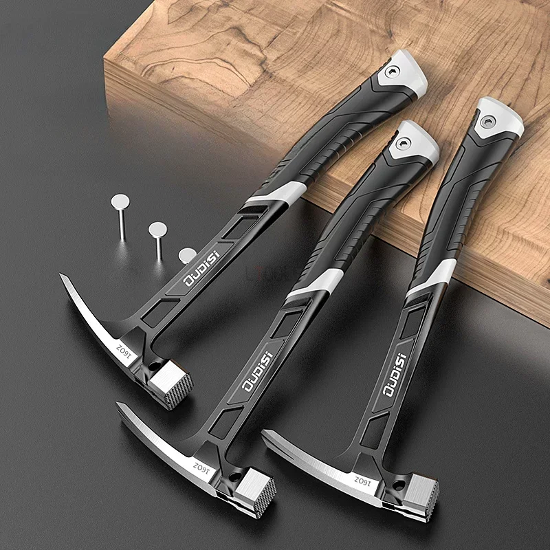 High Carbon Steel Claw Hammer with Anti Slip Handle Magnetic Anti ...