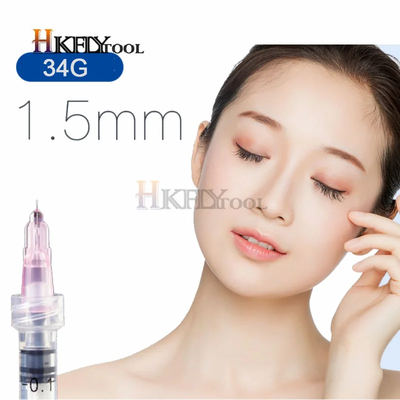 painless-needle-Piercing-Transparent-Syringe-Injection-glue-Clear-Tip ...