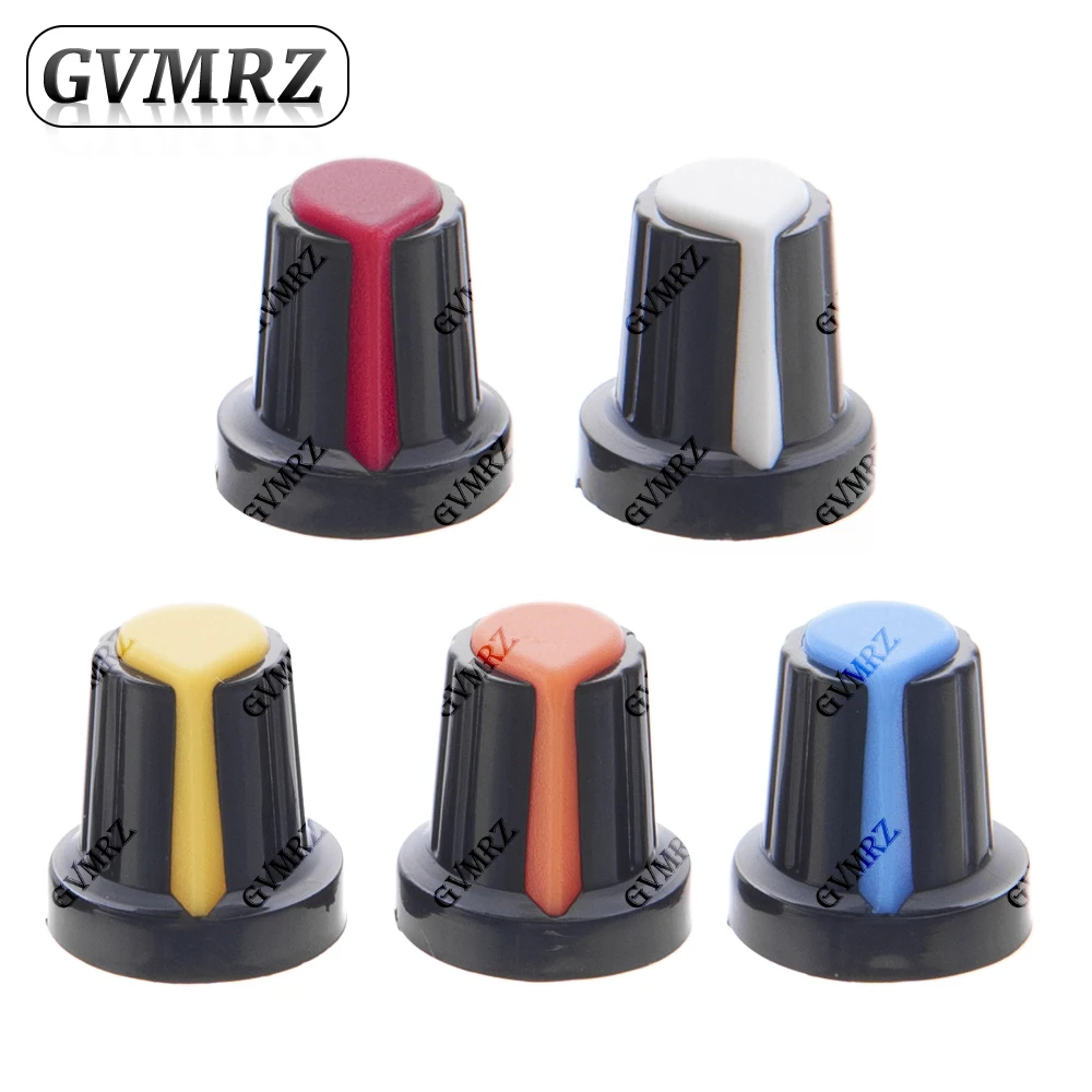 WH148 potentiometer knob Yellow Orange Blue Red White cap 17X6MM AG2 ...
